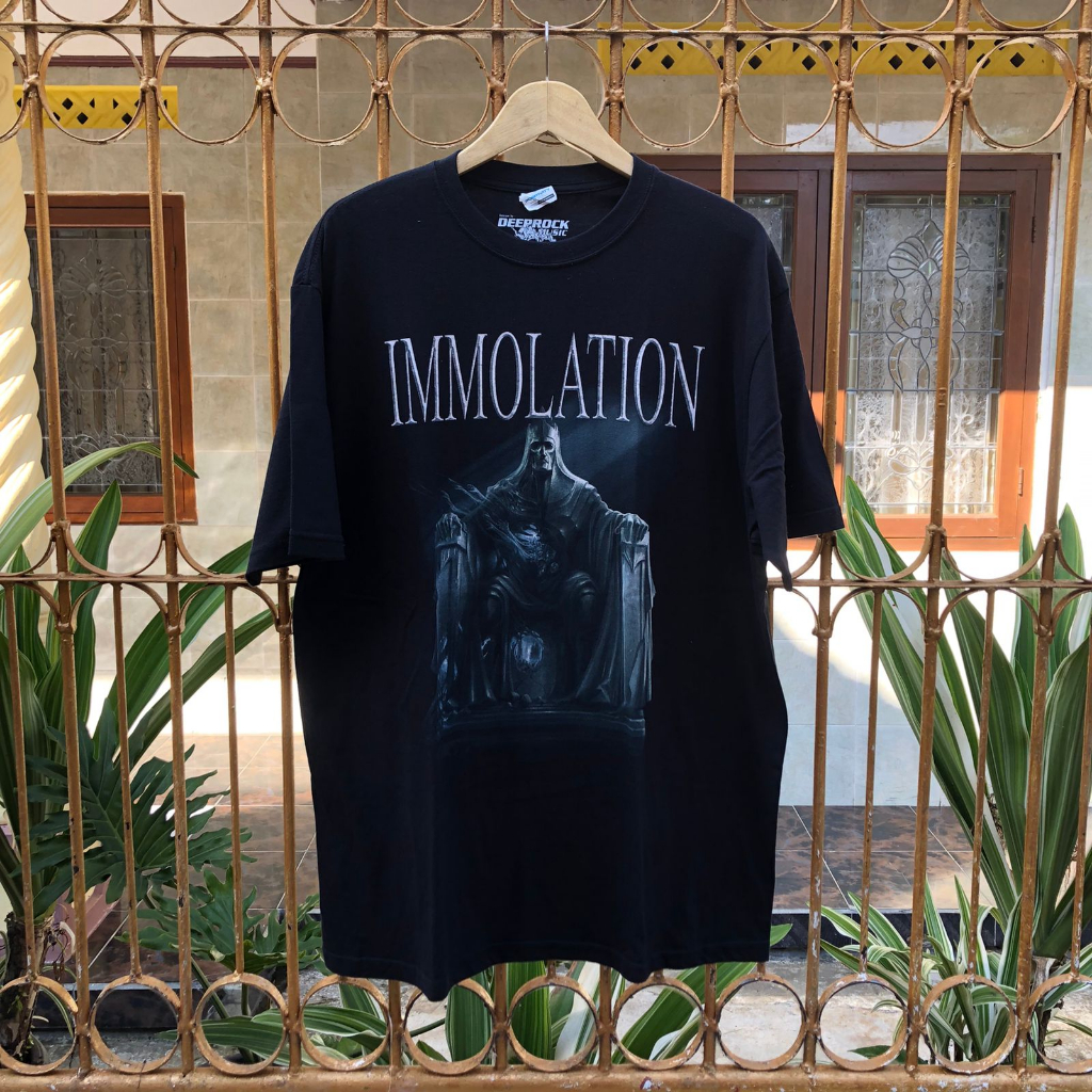 Jual TSHIRT / KAOS BAND IMMOLATION / DEATH METAL / DEEPROCK / ORIGINAL ...