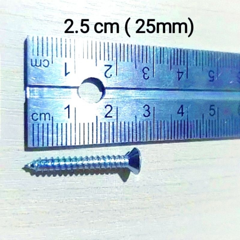 Jual sekrup skrup baut baud (100 pcs) 50mm 37mm 30mm 25mm 15mm 13mm ...