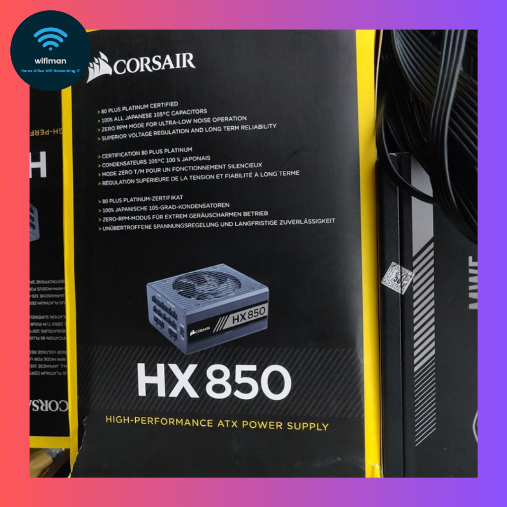 Jual Corsair HX 850 Platinum 850w PSU - HX850 Full Modular 850 Watt ...