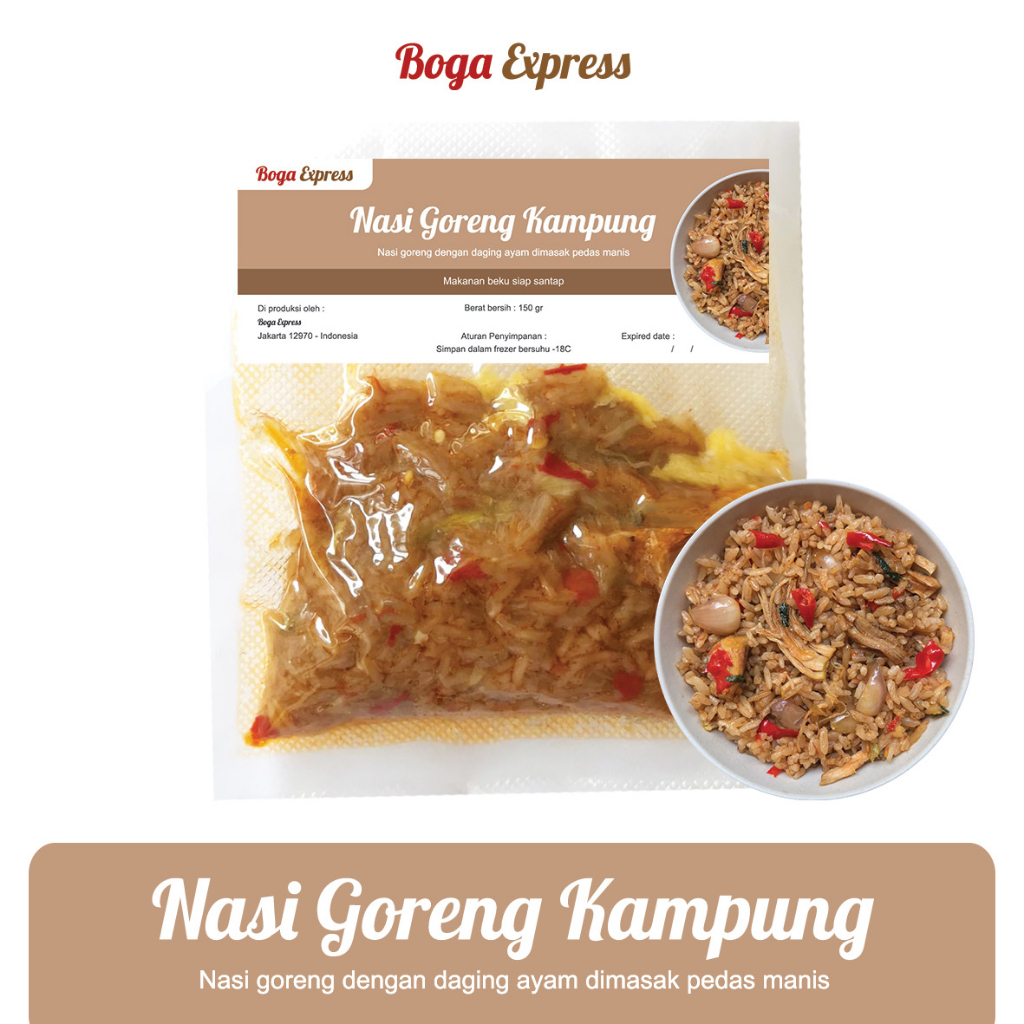 Jual Frozen Food Nasi Goreng / Lauk Praktis/ Makanan Beku | Shopee ...