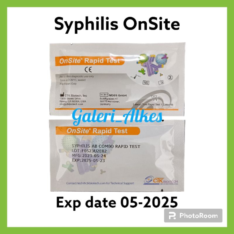 Jual Alat Tes Sifilis | Syphilis Test Card | 1Set Siap Pakai | Shopee ...