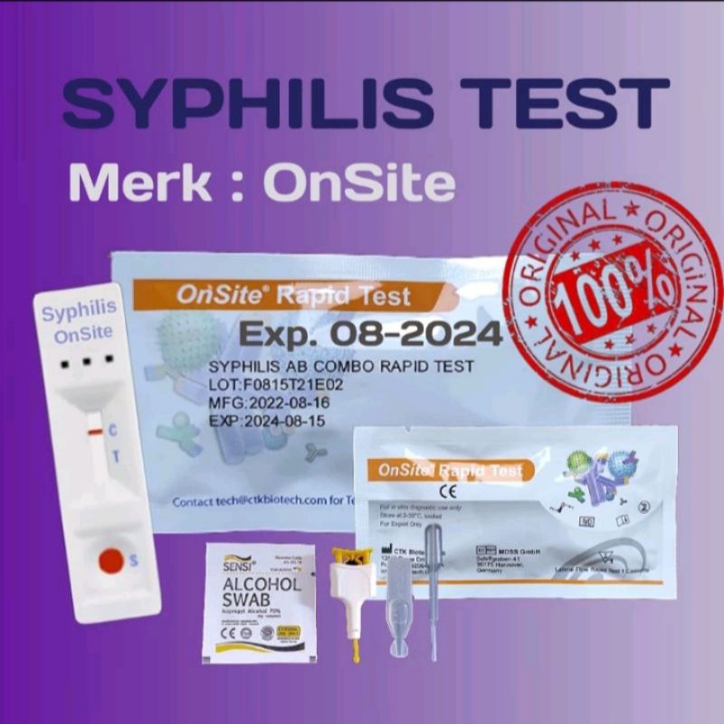 Jual TP Syphilis Test Device One Step - Tes Uji Sipilis Akurat Lengkap ...