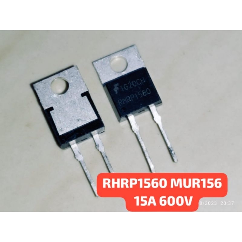 Jual DIODA UltraFast RHRP1560 MUR1560 SMPS UF MUR 1560 15A 600V | Shopee Indonesia