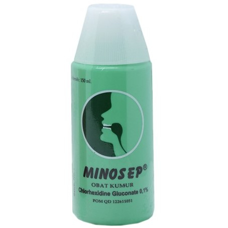 Jual MINOSEP HIJAU 0,1% 150 ML OBAT KUMUR UNTUK MEMELIHARA KEBERSIHAN ...