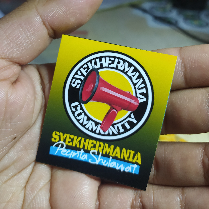 Jual stiker sholawat / habib syekh / habib syech / pecinta sholawat ...