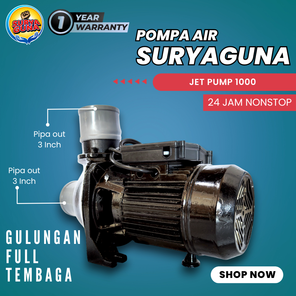 Jual POMPA AIR MODIFIKASI JET PUMP 1000 PIPA IN/OUT 3 DIM BISA DI ...
