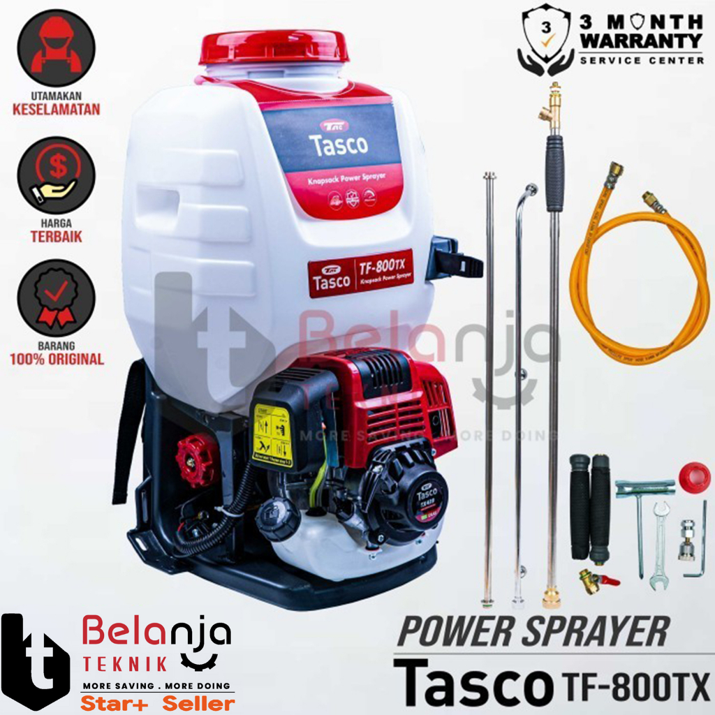 Jual Tasco Power Sprayer Bensin TF 800 TX Mesin Semprot Hama Gendong TF800 | Shopee Indonesia