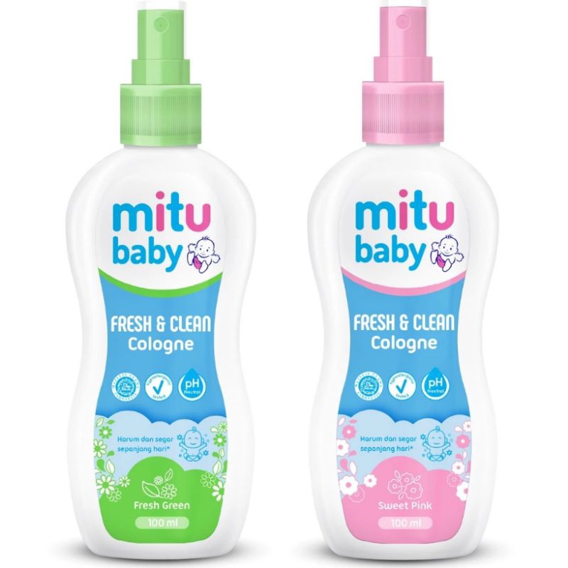 Jual MITU BABY Fresh & Clean Cologne 50ml & 100ml | Shopee Indonesia