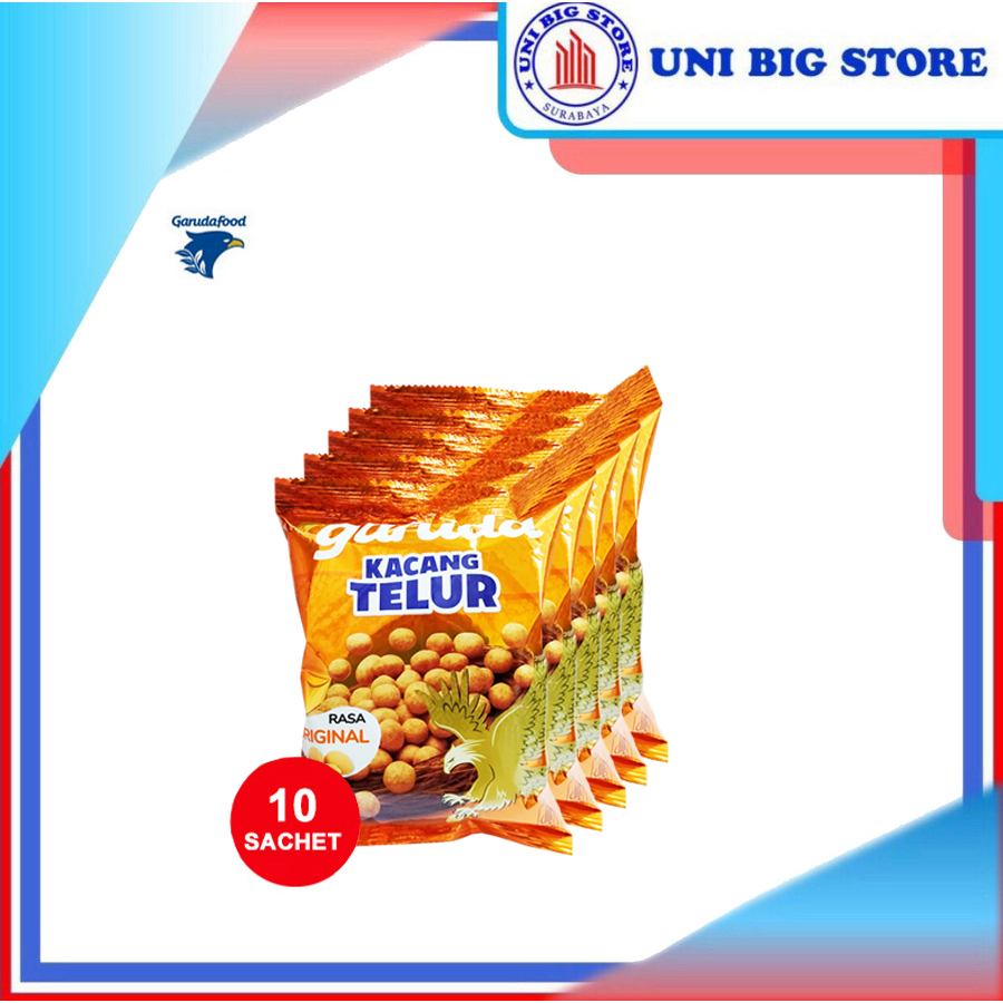 Jual Garuda Kacang Telur Original 16 gr x 10 sachet RENTENG | Shopee ...