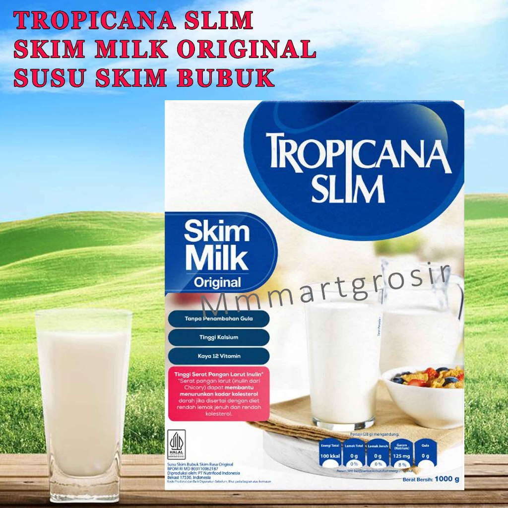 Jual Tropicana Slim / Skim Milk Original / Susu Skim Bubuk / 1000gr ...