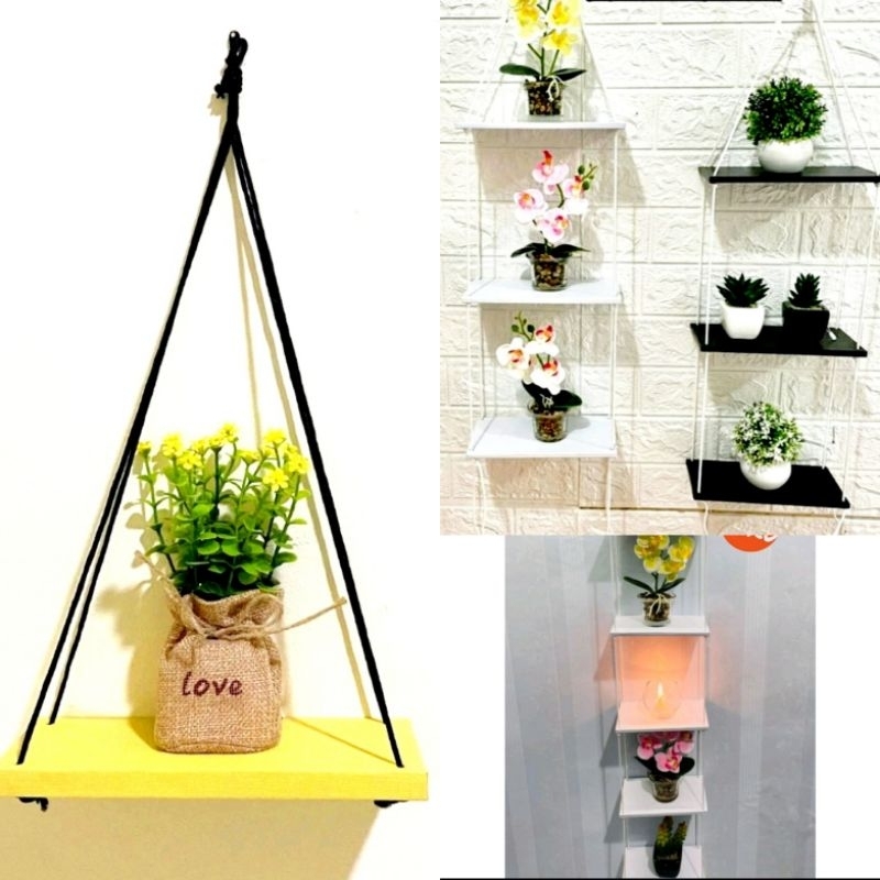 Jual (RAK PANORAMA) Rak Dinding 3 susun, 2 susun, dan 1 susun Rak ...