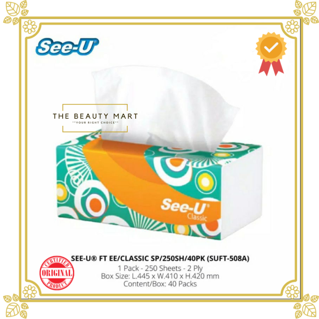 Jual Tissue Tisu SEE-U | Tisu See U 250 Sheet 2Ply | Shopee Indonesia