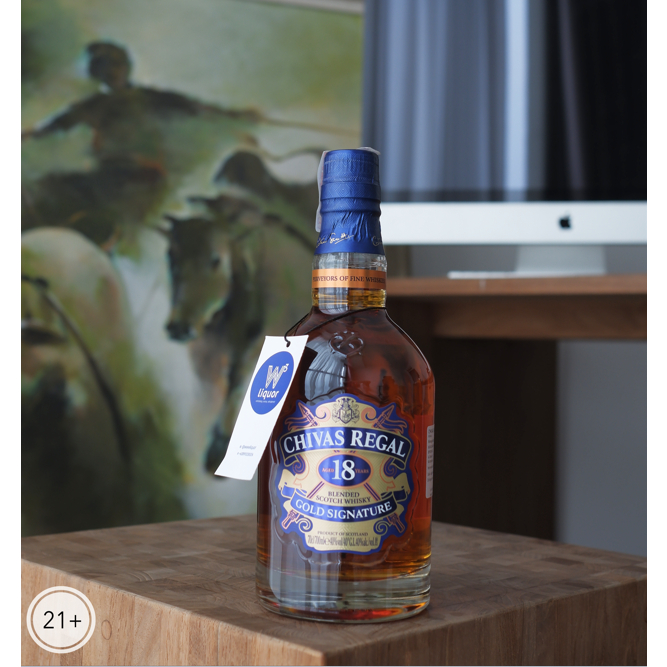 Jual Chivas Regal 18 YO Blended Scotch Whisky Whiskey 700ml | Shopee Indonesia