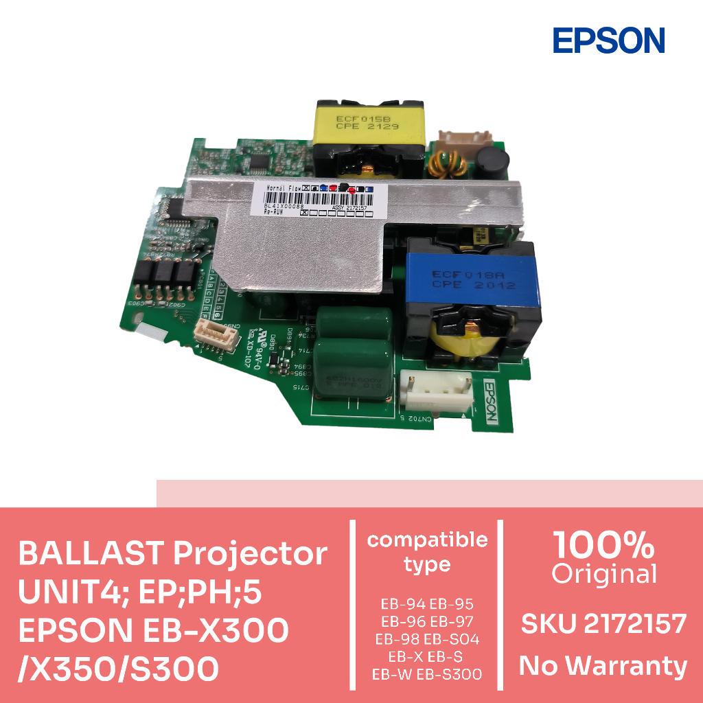 Jual BALLAST Proyektor Projector UNIT4;EP;PH;5 EPSON EB-X300/X350/S300 ...