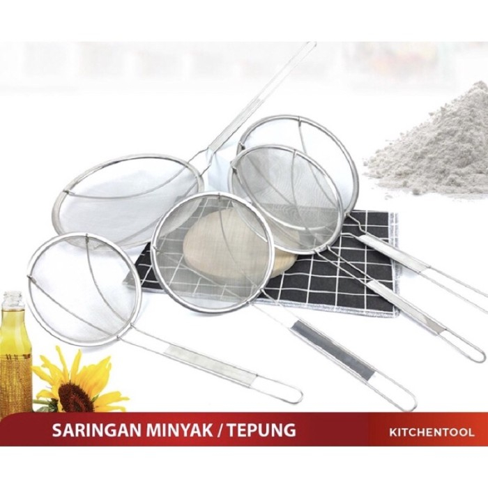 Jual Serok Saringan Bawang Minyak Stainless Saringan Minyak Goreng ...
