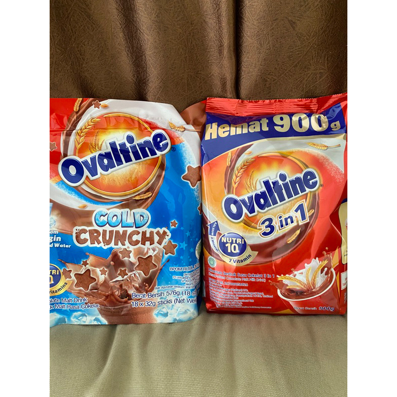 Jual BUNDLING OVALTINE CRUNCHY & OVALTINE 3in1 | Shopee Indonesia