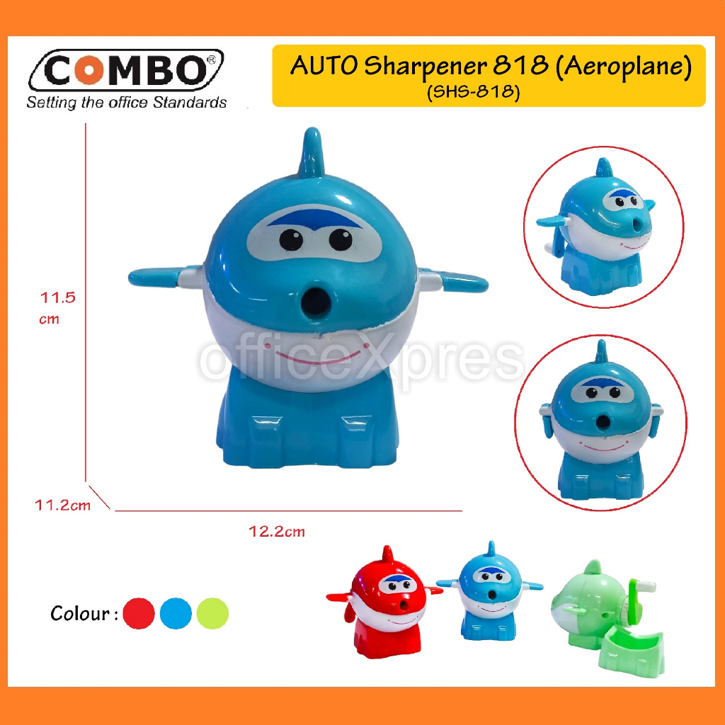 Jual Serutan Pensil / Rautan Pensil / Rautan Meja Putar Aeroplane / Sharpener 818 Anti Selip ...