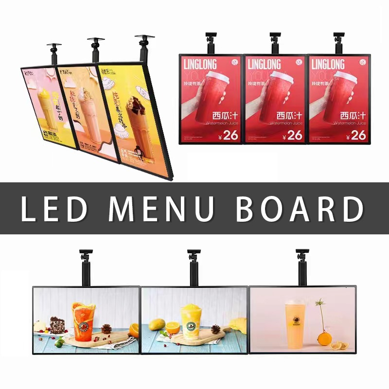 Jual LED Menu Board - Fast - Food Menu Display Light Box - Easy To ...