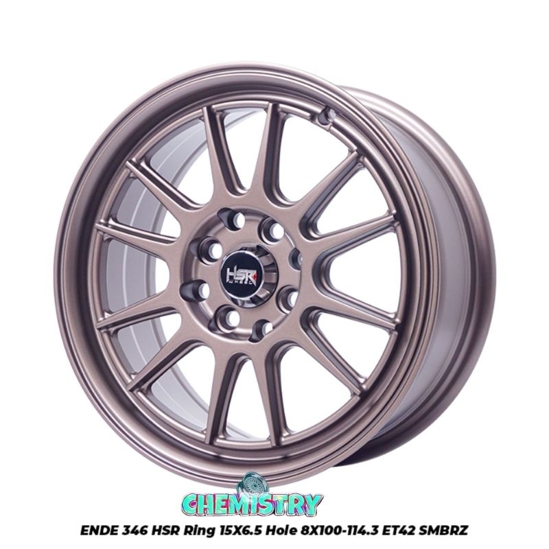 Jual Velg HSR Ende Import Model Racing Look Ring 15 Lebar 65 Rata ...