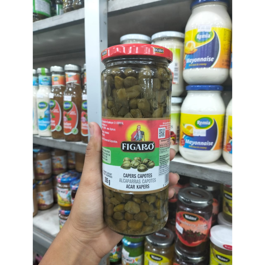Jual figaro capers capotes 285g acar kaper impor spain | Shopee Indonesia