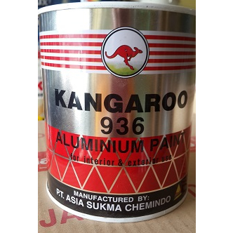 Jual CAT BESI KAYU ALUMUNIUM SILVER 936 BRON PERAK KANGAROO 1LT ...