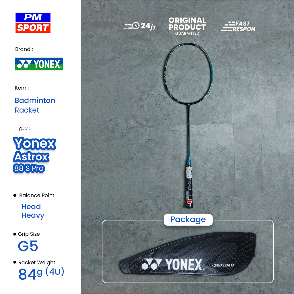 Jual RAKET BADMINTON / BULUTANGKIS YONEX ASTROX 88S PRO 88 S ORIGINAL | Shopee Indonesia