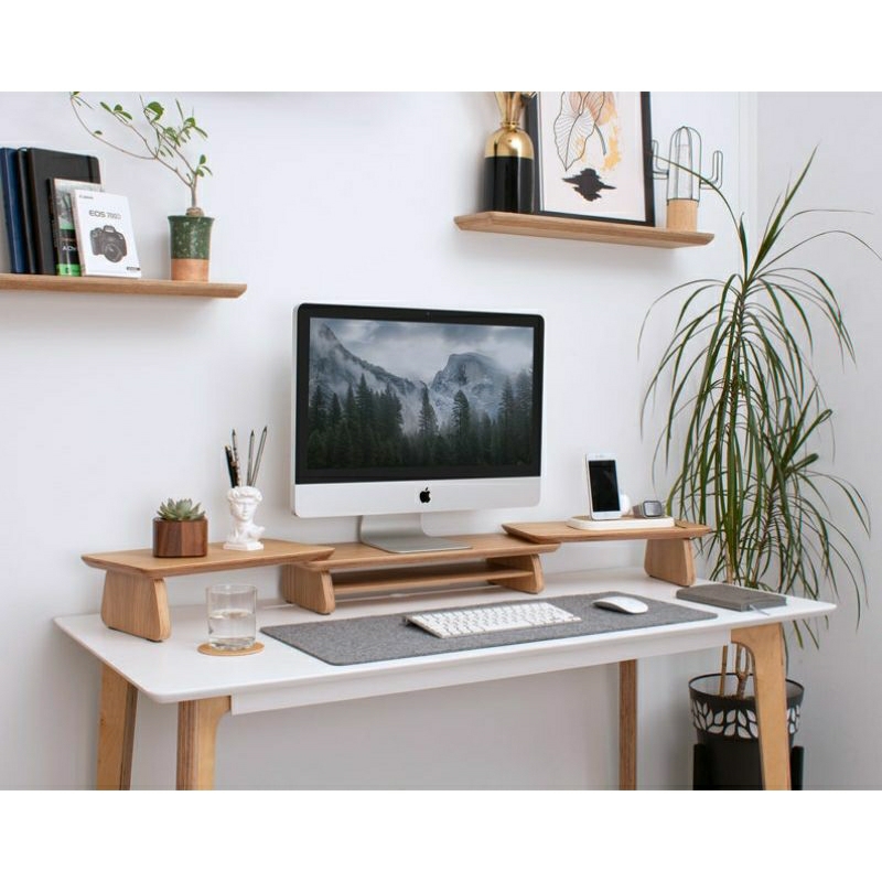 Jual Meja Monitor Aesthetic, Stand monitor Elegan, Stand Monitor Imac ...
