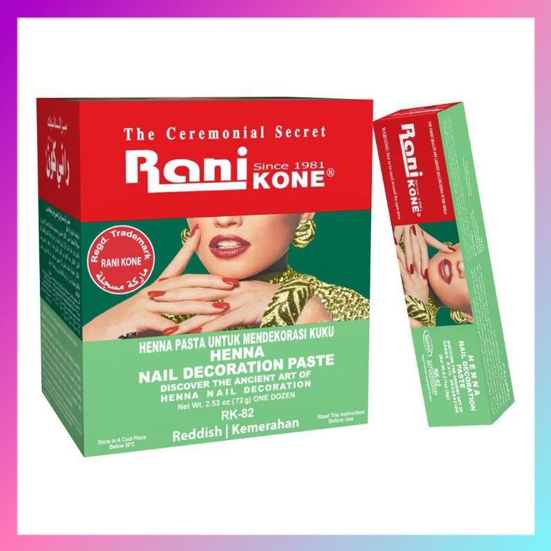 Jual RANI KONE Henna kuku 6gr | Shopee Indonesia