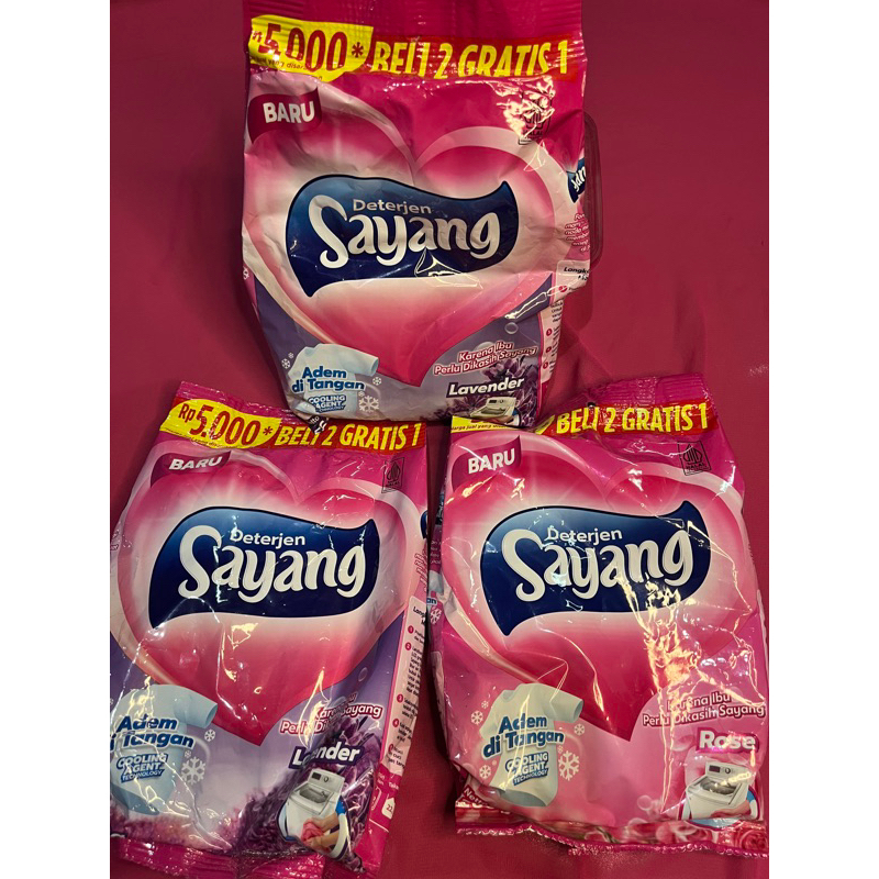 Jual 3pcs detergent Sayang | Shopee Indonesia