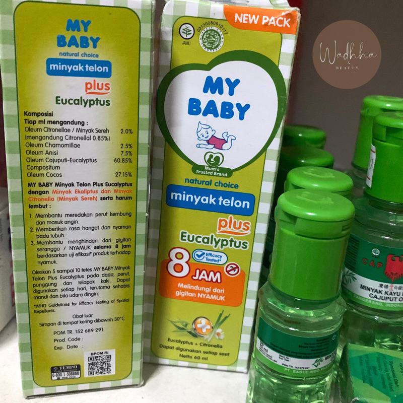 Jual MY BABY Minyak Telon Plus - Minyak Bayi Anti Nyamuk 8 Jam 60ml ...