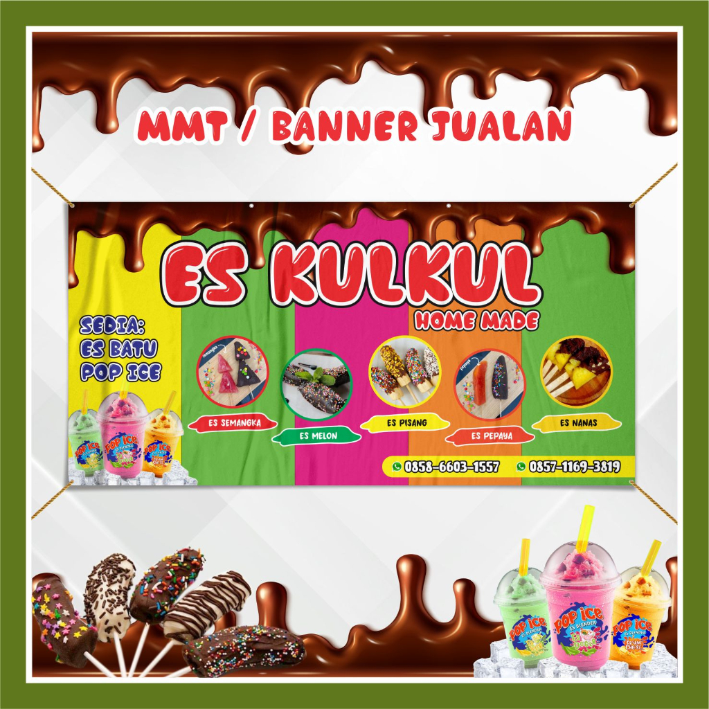 Jual Banner MMT Jualan Spanduk Backdrop Background Makanan Minuman ...