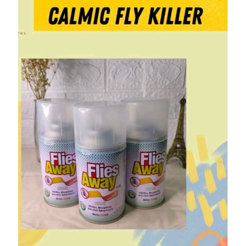 Jual FLAY KILLER PEMBASMI LALAT/NYAMUK/KECOA CALMIC 250ML ORIGINAL 100% ...