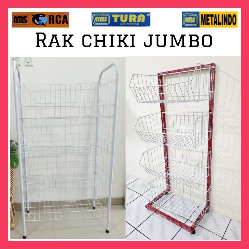 Jual Rak Chiki Rak Display MBS Rak 4 Susun Serbaguna | Shopee Indonesia