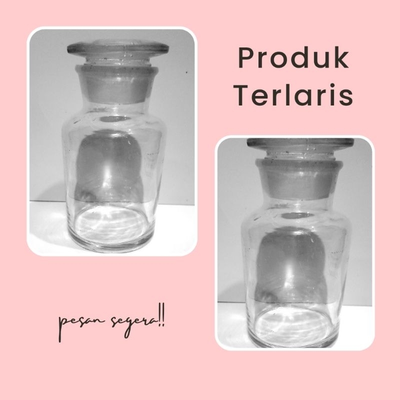 Jual Botol reagent bening 250 ml mulut lebar | Shopee Indonesia