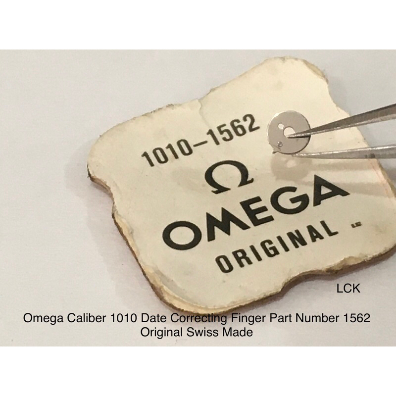 Jual Nos Omega Caliber 1010 Date Correcting Finger Watch Part 1562 ...