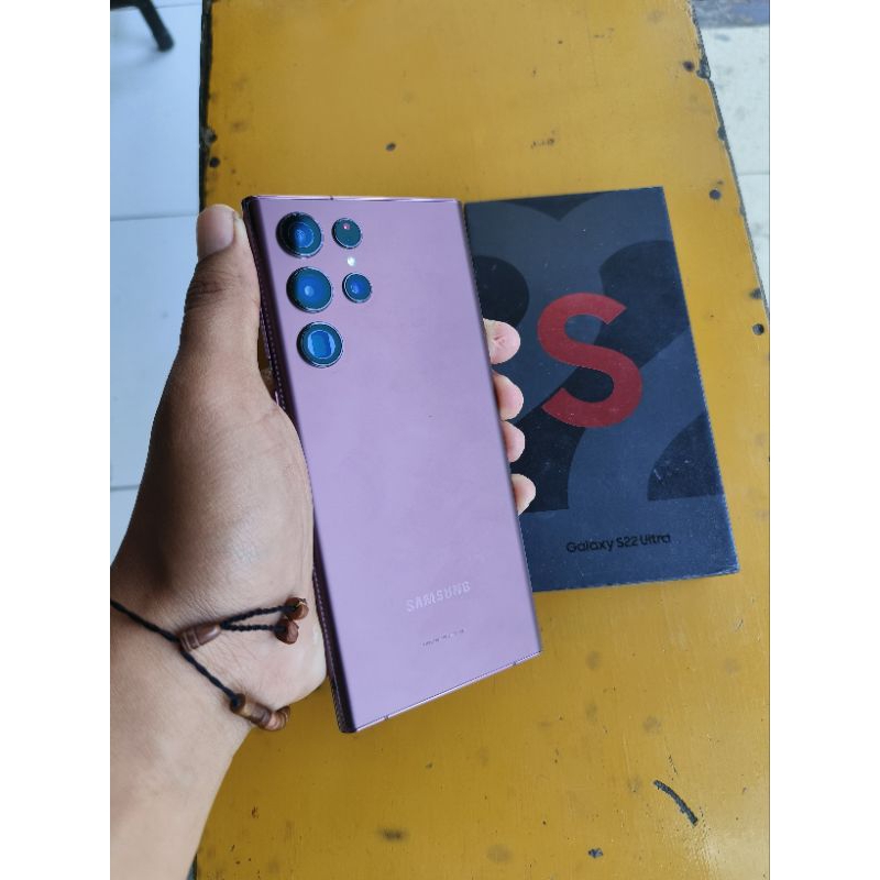 Jual samsung s22 ultra 5g 12/256 second lengkap resmi SEIN | Shopee Indonesia