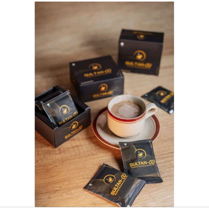Jual cod 1 box isi 10 sachet kopi sultan co terbaik bagi pria di rasakan wanita | Shopee Indonesia