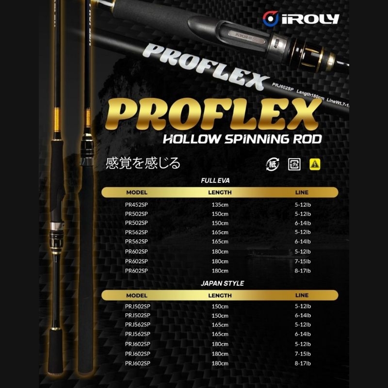 Jual JORAN PANCING SPINNING IROLY PROFLEX | Shopee Indonesia