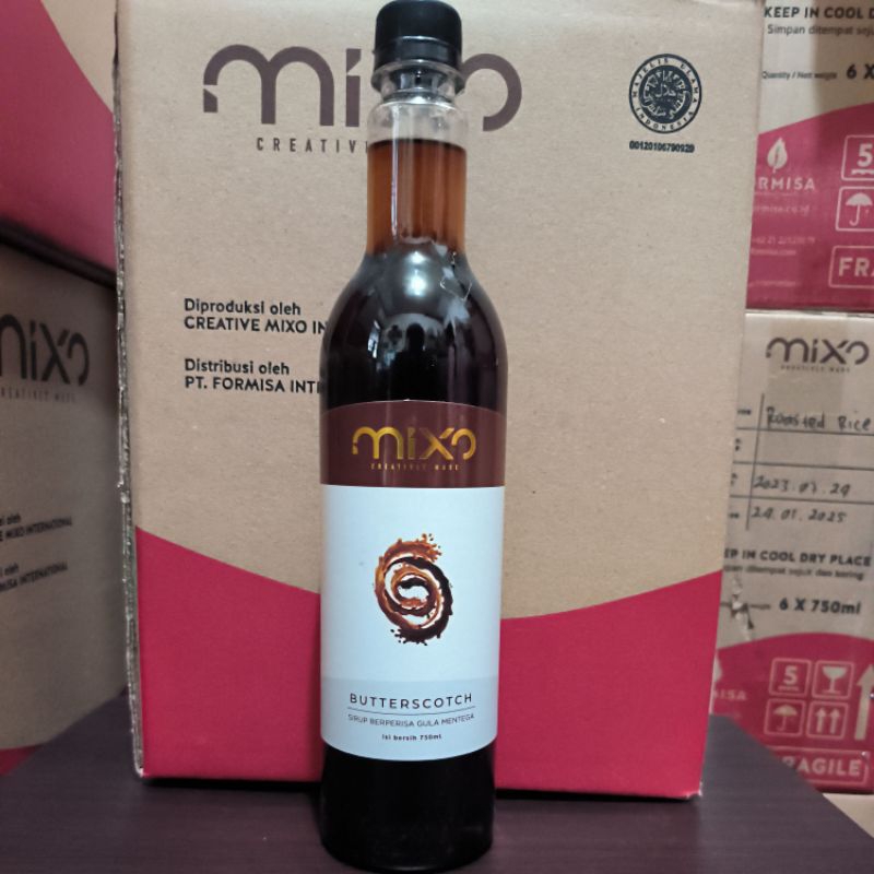 Jual Mixo Syrup Butterscotch 750ml | Shopee Indonesia