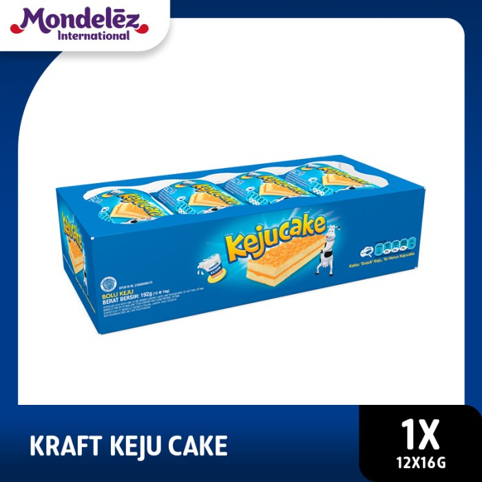 Jual KRAFT Keju Cake Keju Cake 192g - Bolu Keju 12x16g | Shopee Indonesia