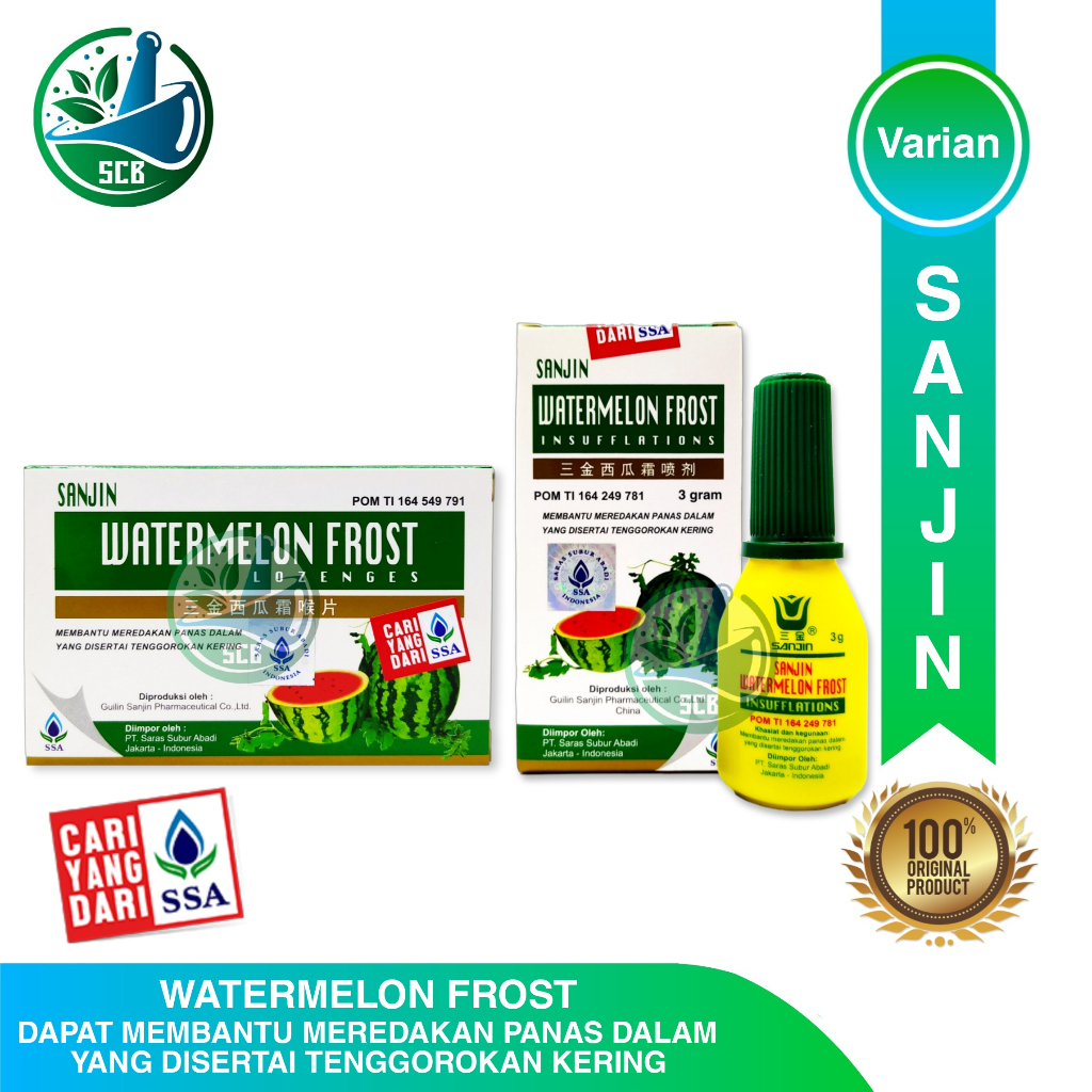 Jual Sanjin Watermelon Frost - Obat Sariawan & Sakit Tenggorokan ...