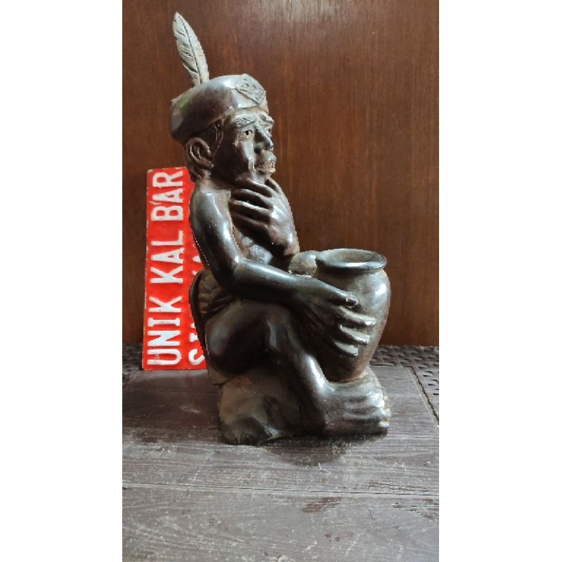 Jual PATUNG PANTAK DAYAK KALIMANTAN ASLI / PATUNG MODEL BORNEO ...