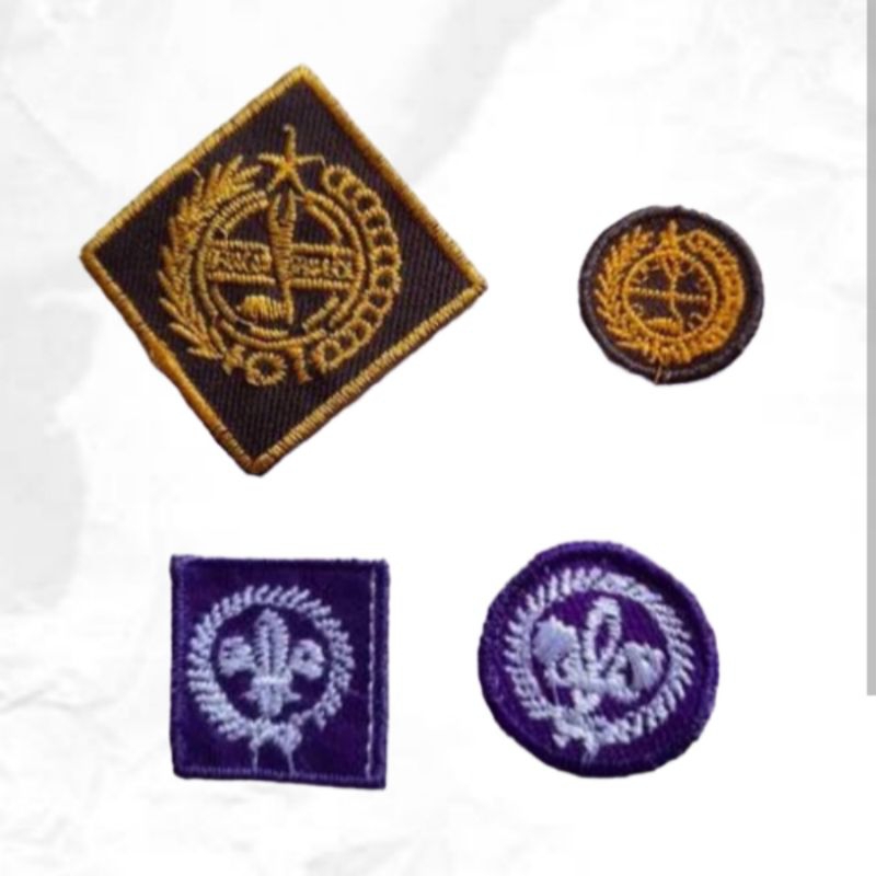 Jual bed Badge Bet Pandu & Tunas Kelapa Kitri Pelantikan Pramuka Bordir ...