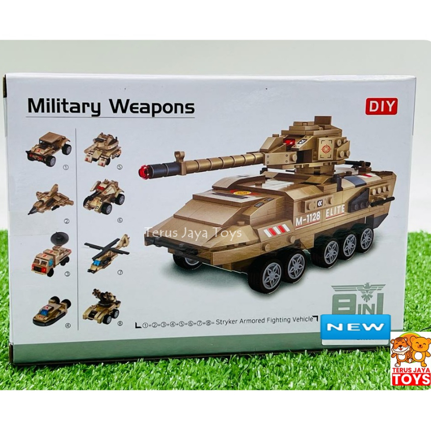 Jual Mainan Edukasi Anak Block Mobil Militer - Blocks Mobil Combat Swat ...