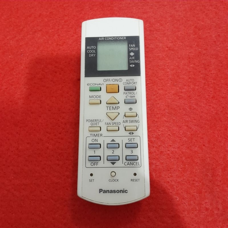 Jual Remote AC PANASONIC Econavi , Patrol/e-ion Original Asli ...