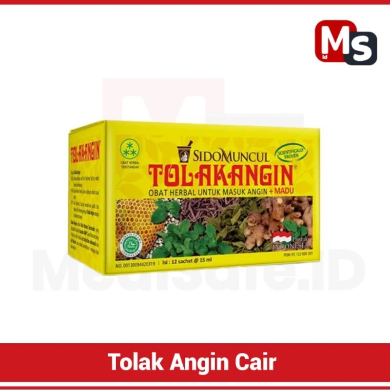 Jual Tolak Angin Cair Untuk Masuk Angin Isi 12 Sach / Box (OTC ...