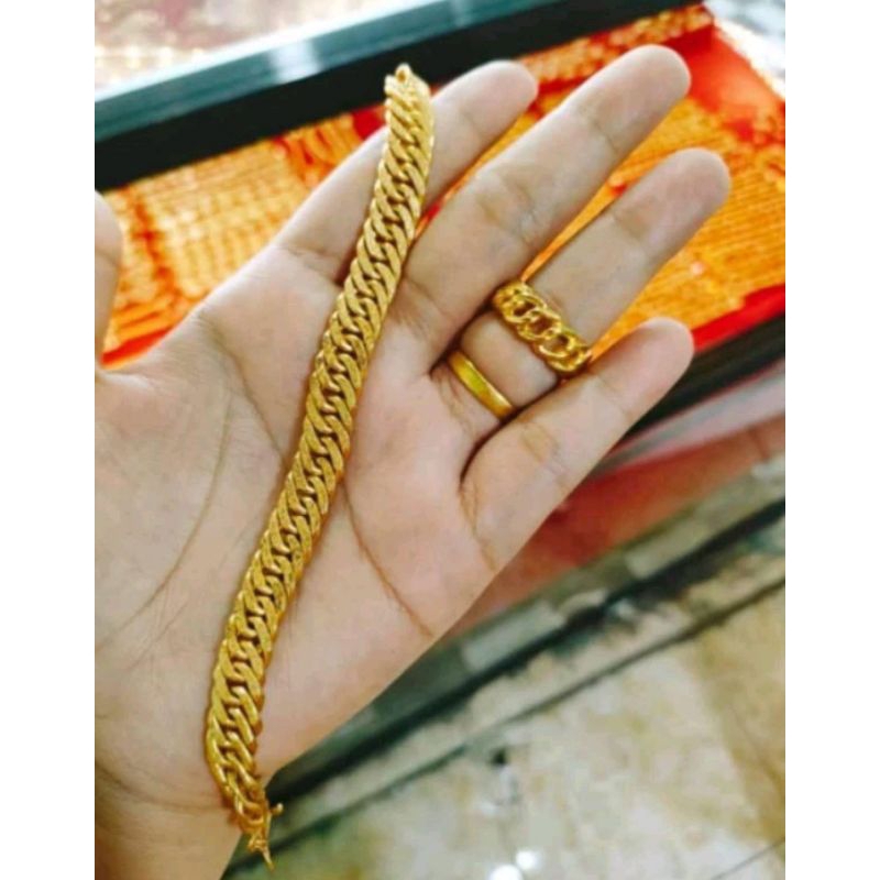 Jual 100% original gelang tangan Rante dan cincin Rante terbaru ...