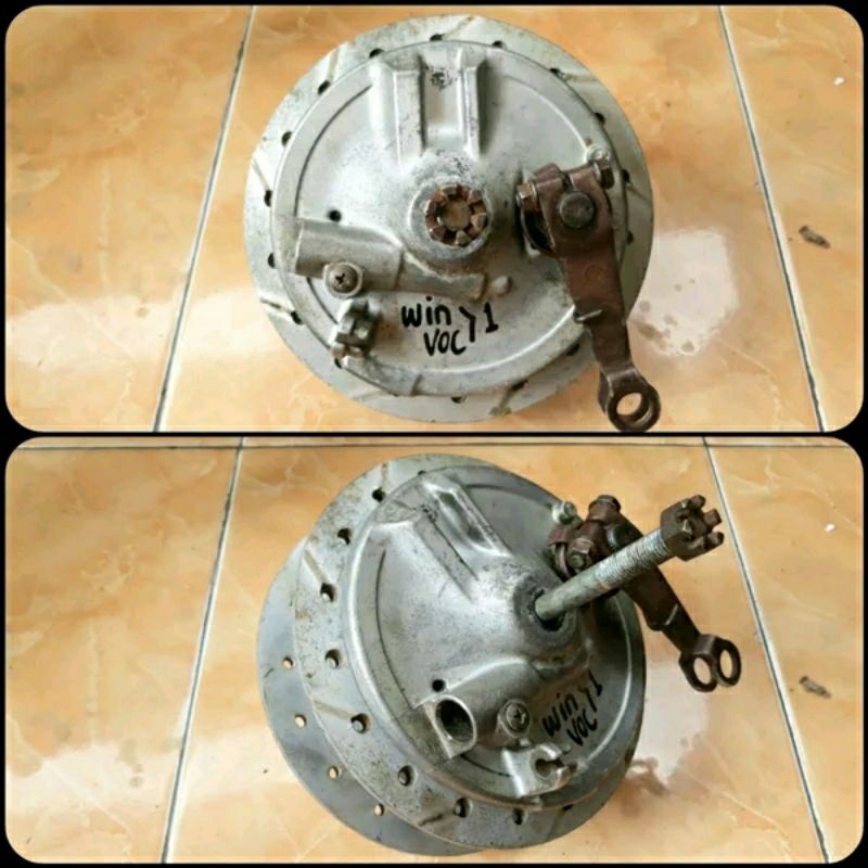 Jual Honda WIN GF6 Cover Tutup Dan Tromol Depan Original Bekas | Shopee ...