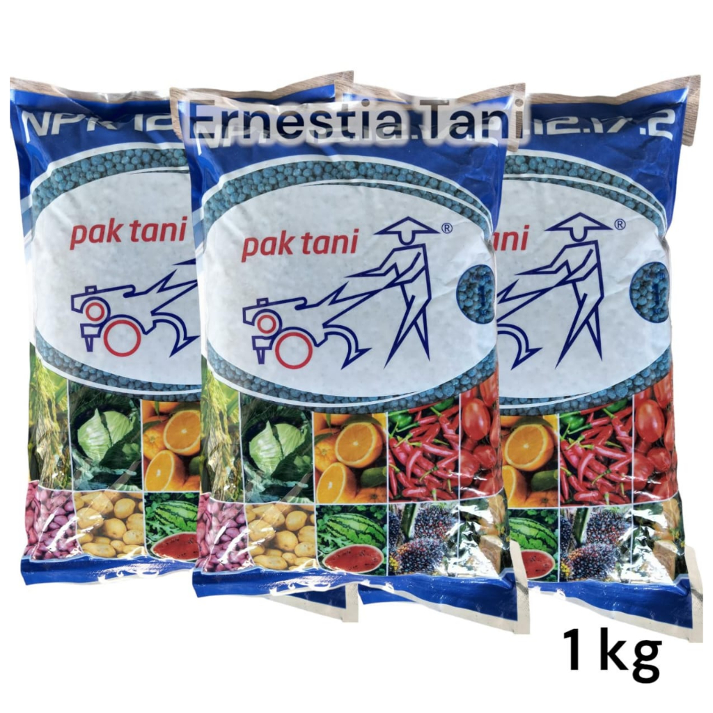 Jual Pupuk NPK 12 12 17 2 Pak Tani Isi 1kg Pupuk Untuk Tanaman Kemasan ...