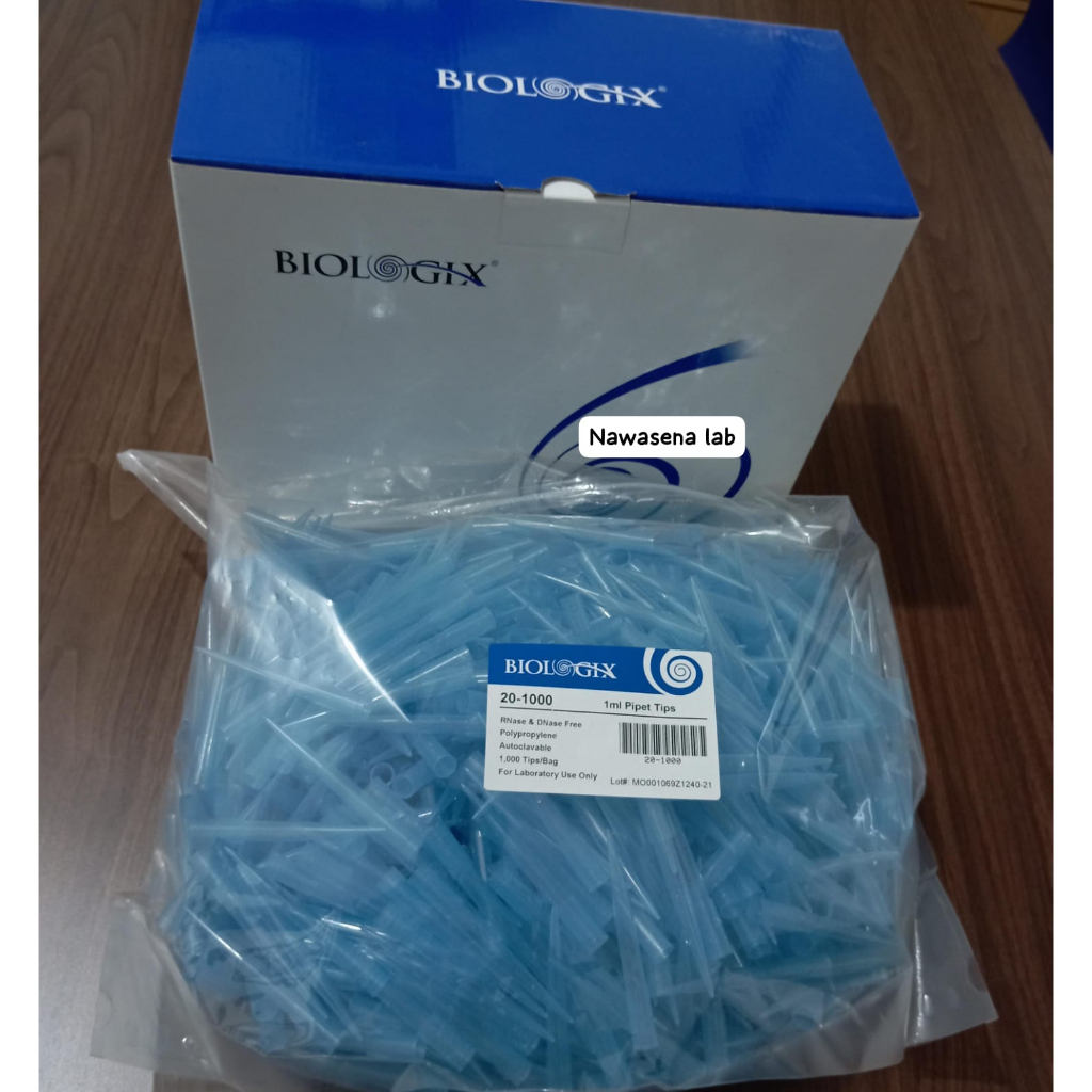 Jual Pipette Pipet Tips BIOLOGIX 1000ul Non Sterile Blue Tips Bulk Pack ...